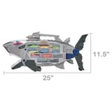Kid Connection Shark Figure and Vehicle Transporter Play Set, 18 Pieces ...