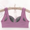 Aellinatey Bras for Older Women No Underwire Wireless Front Closure Bra ...