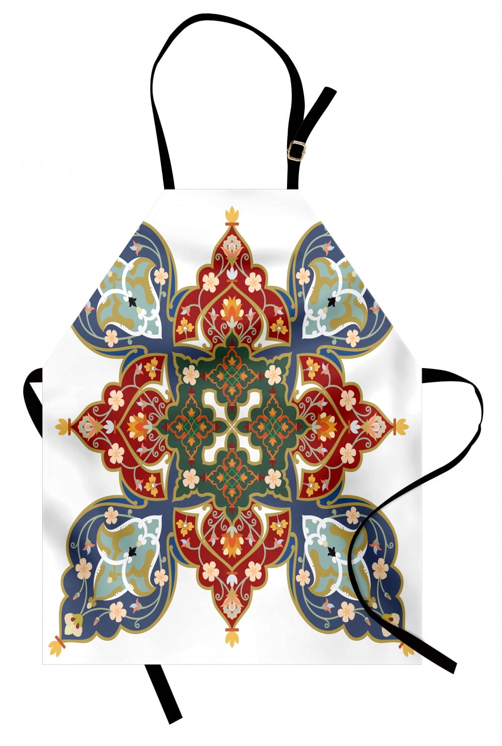 Oriental Apron Turkish Ottoman Arabic Eastern Design Flowers Moroccan ...