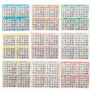 American Games Disposable Bingo Cards - 2 Cards/Sheet, 10 Sheets/Book ...