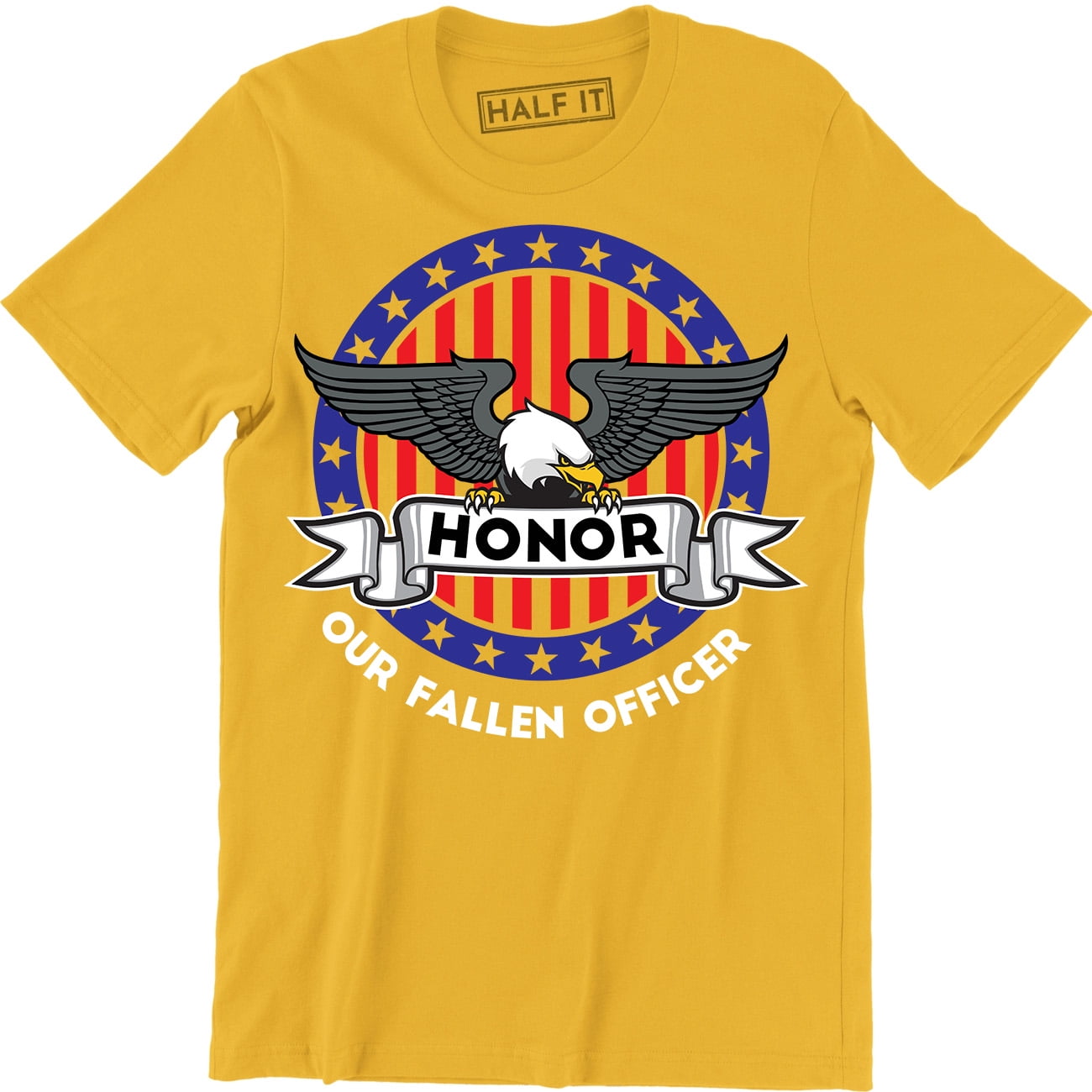 Honor Our Fallen Officers Thin Blue Line Flag Police Lives Matter Usa T ...