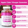 SkinnyFit Apple Cider Vinegar Gummies, 60 Count, Weight Management ...