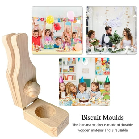 Coiry Wooden Durable Plantain Masher 2 in 1 Tostonera Plantain Smasher ...