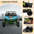 Rugerasy 24V 4WD Ride on Truck Car,2-Seater Electric Truck with Parent ...