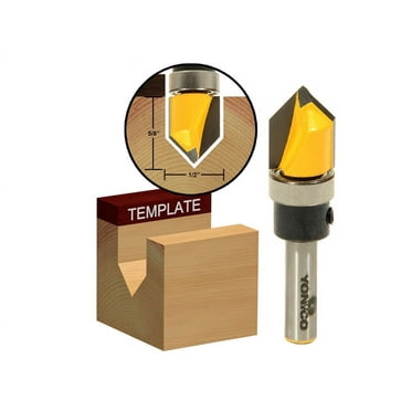 Yonico 3/8" Hex Bolt T Slot Router Bit - 1/4" Shank - 14191q - Walmart.com