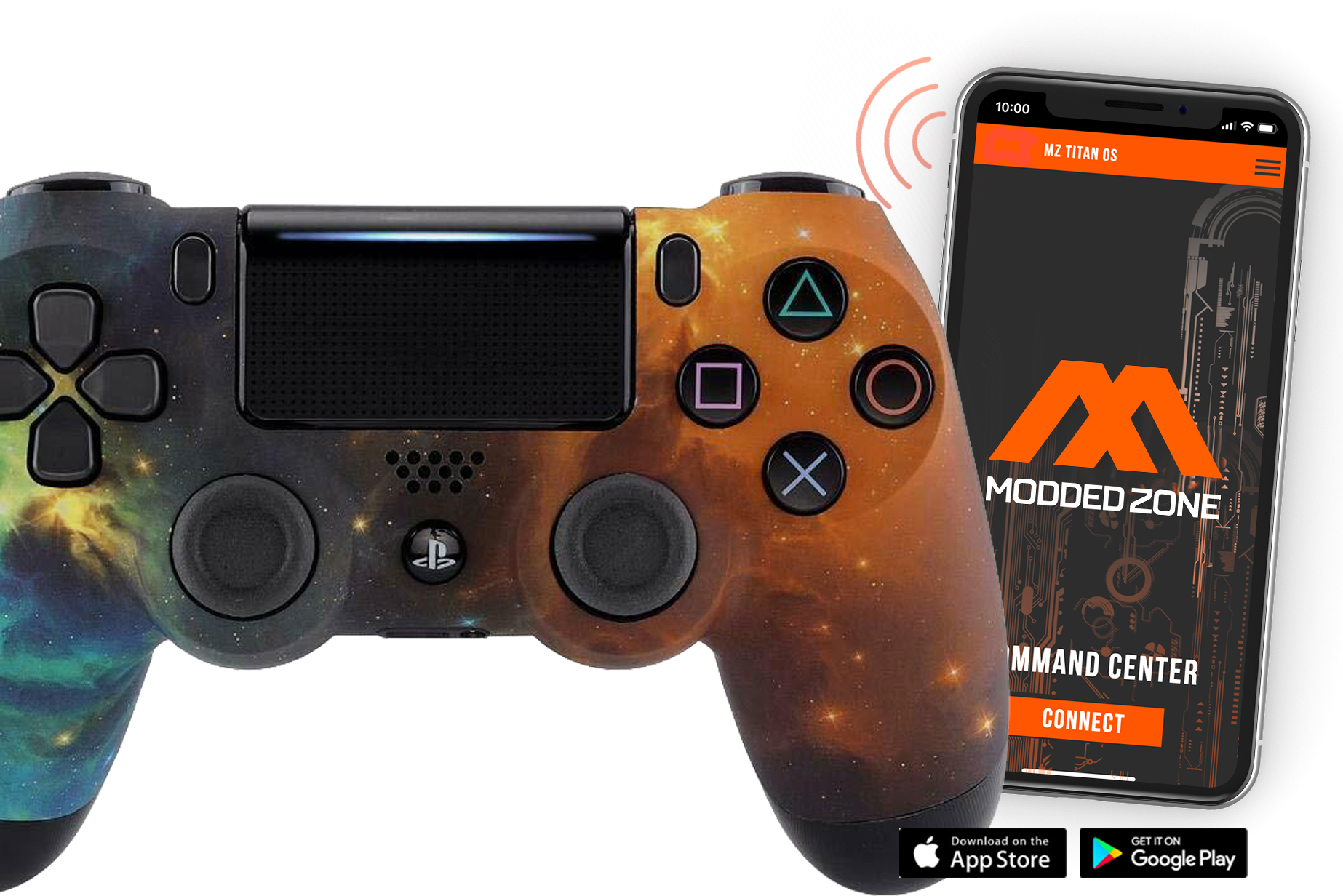 Buy Starry Sky PS4 PRO Smart Rapid Fire Modded Controller Mods for FPS All Major Shooter Games ...