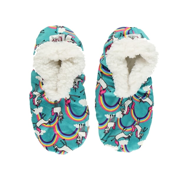 LazyOne Fuzzy Feet Slippers for Women, Cute Fleece-Lined House Slippers ...