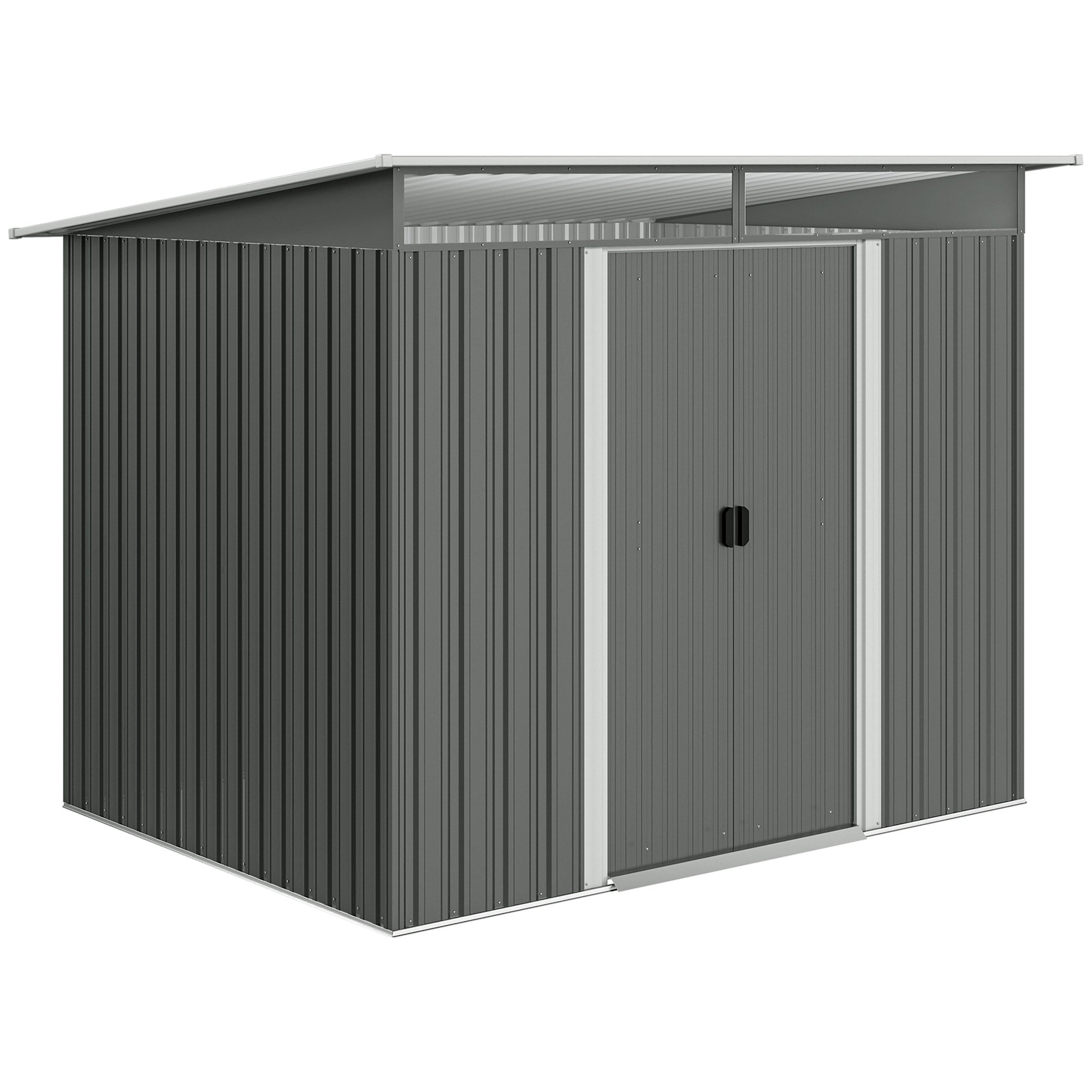 Click here for Outsunny 8.5 X 6 Garden Storage Shed With Skylight... prices