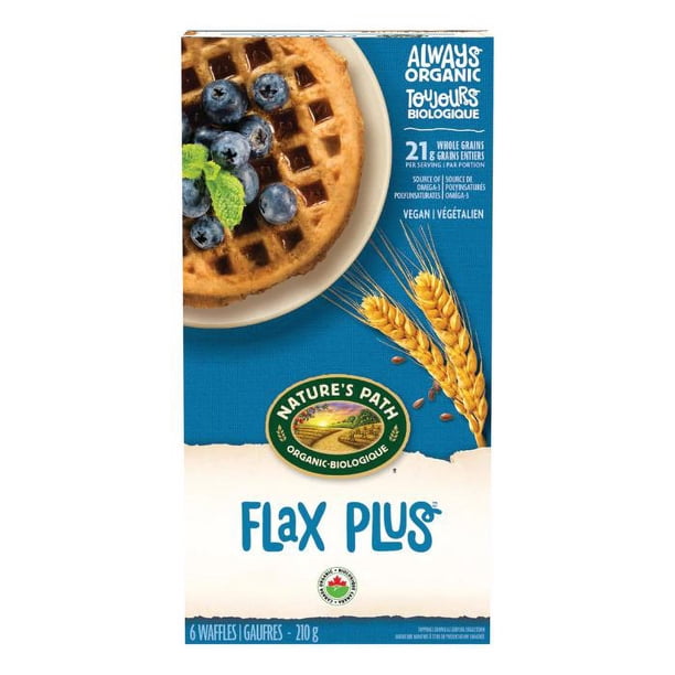 Nature's Path - Flax Plus Organic 6 Waffles, 210g - Walmart.ca