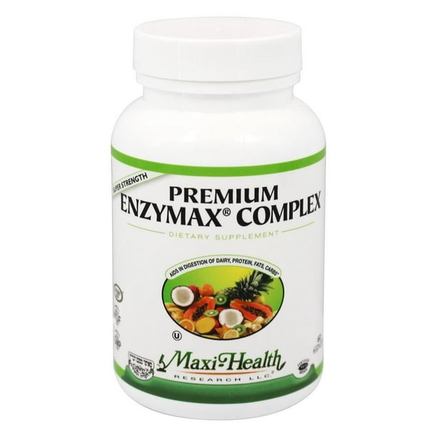 Maxi-Health Research Kosher Vitamins - Premium Enzymax Complex - 60 ...