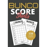 Bunco Score Sheets: Bunco Score Sheets With MINI Bunco - Pads, Cards ...