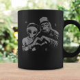 Bigfoot Alien Sasquatch Love Hand Sign Coffee Mugs - Walmart.com