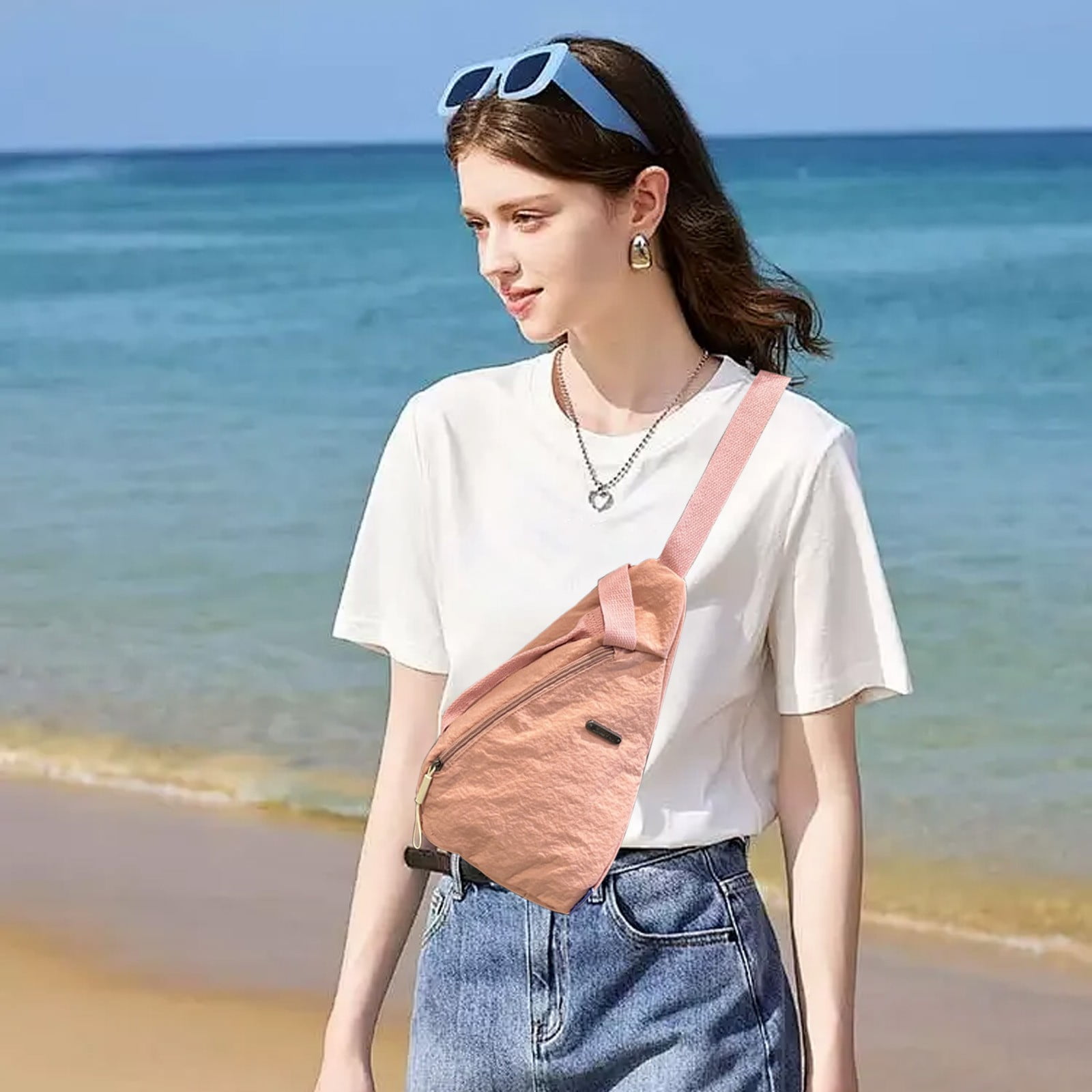 Other,Chest Bag for Men and Women, Cell Phone Crossbody Bag, Casual ...