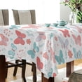 60x90in Square Printed Tablecloth Easy-Care Decorative Table Cloth for ...