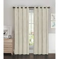 Faux Suede Room Darkening 108 x 96 in. Grommet Curtain Panel Pair ...
