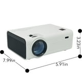 "RCA Home Theater Projector - 480P LCD, HDMI, Streaming, Movies, Up to ...