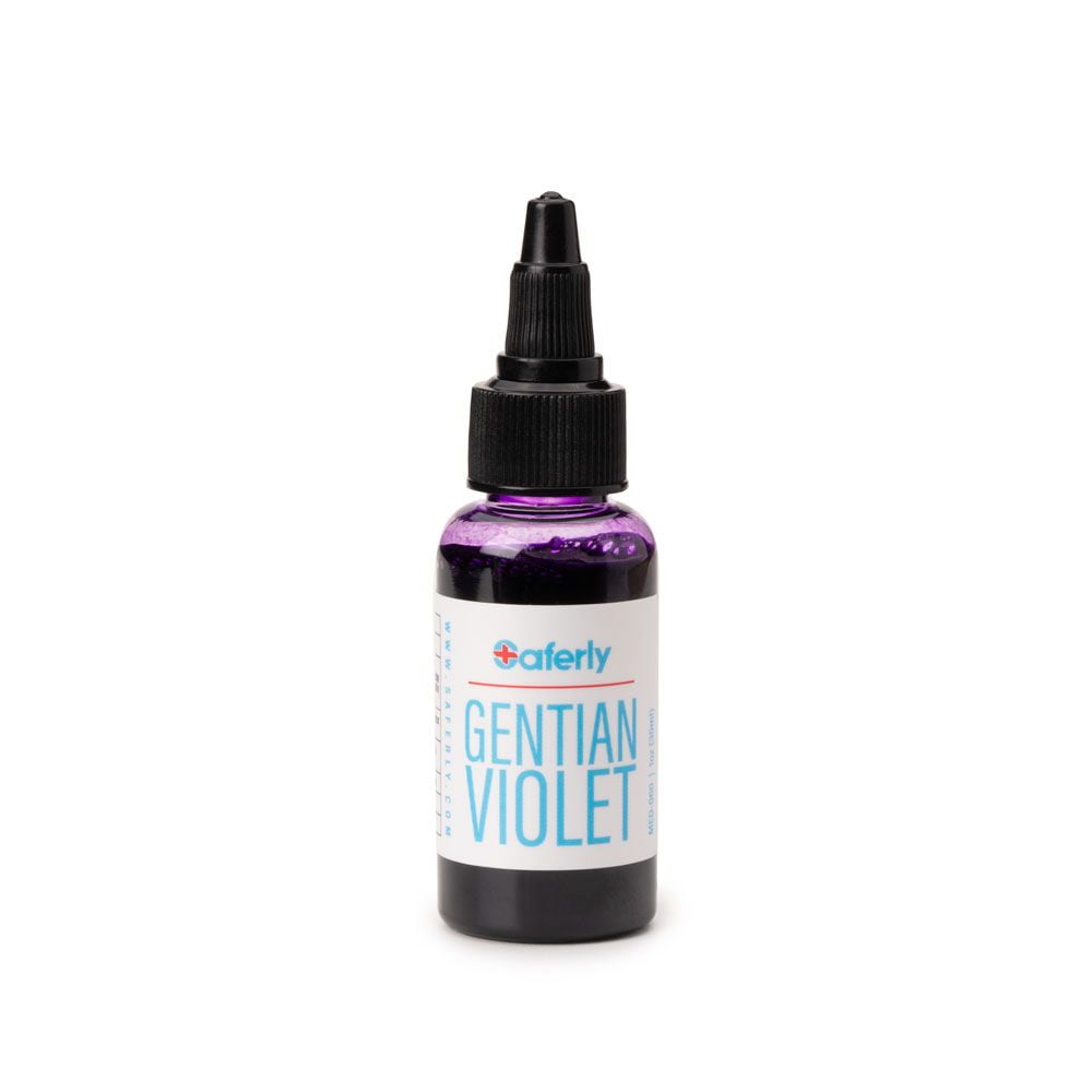 Saferly Gentian Violet Liquid Topical Solution for Tattoo, Body ...