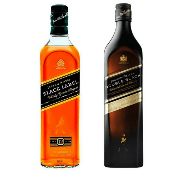 PAQUETE DE WHISKY JOHNNIE WALKER DOUBLE BLACK LABEL 750ML / WHISKY ...