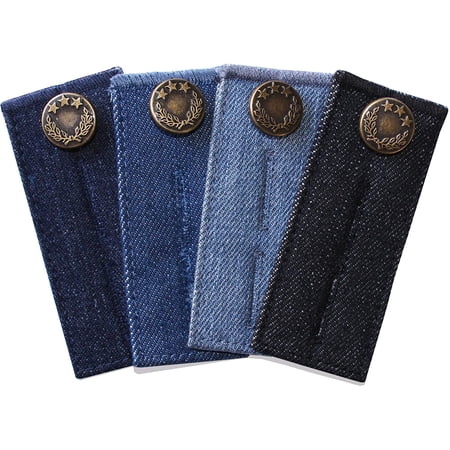 Xizioo Denim Waist Extension Button Jeans and Skirts Comfort Metal ...