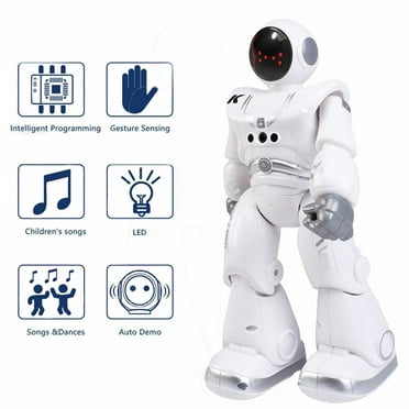 LUCKYXTT Interactive Robot Cute Toys Smart Robotic Robots Comm-and Tou ...