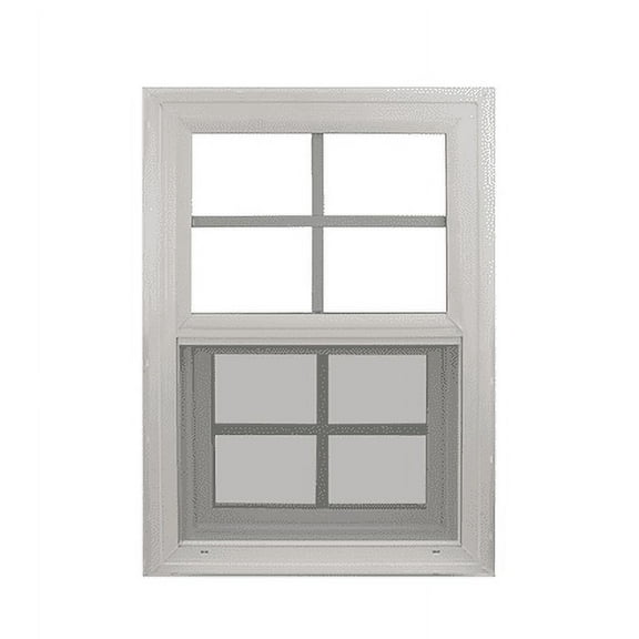 "36""x12"" Double Pane Fixed Transom Window, White Vinyl, Low-E Glass ...