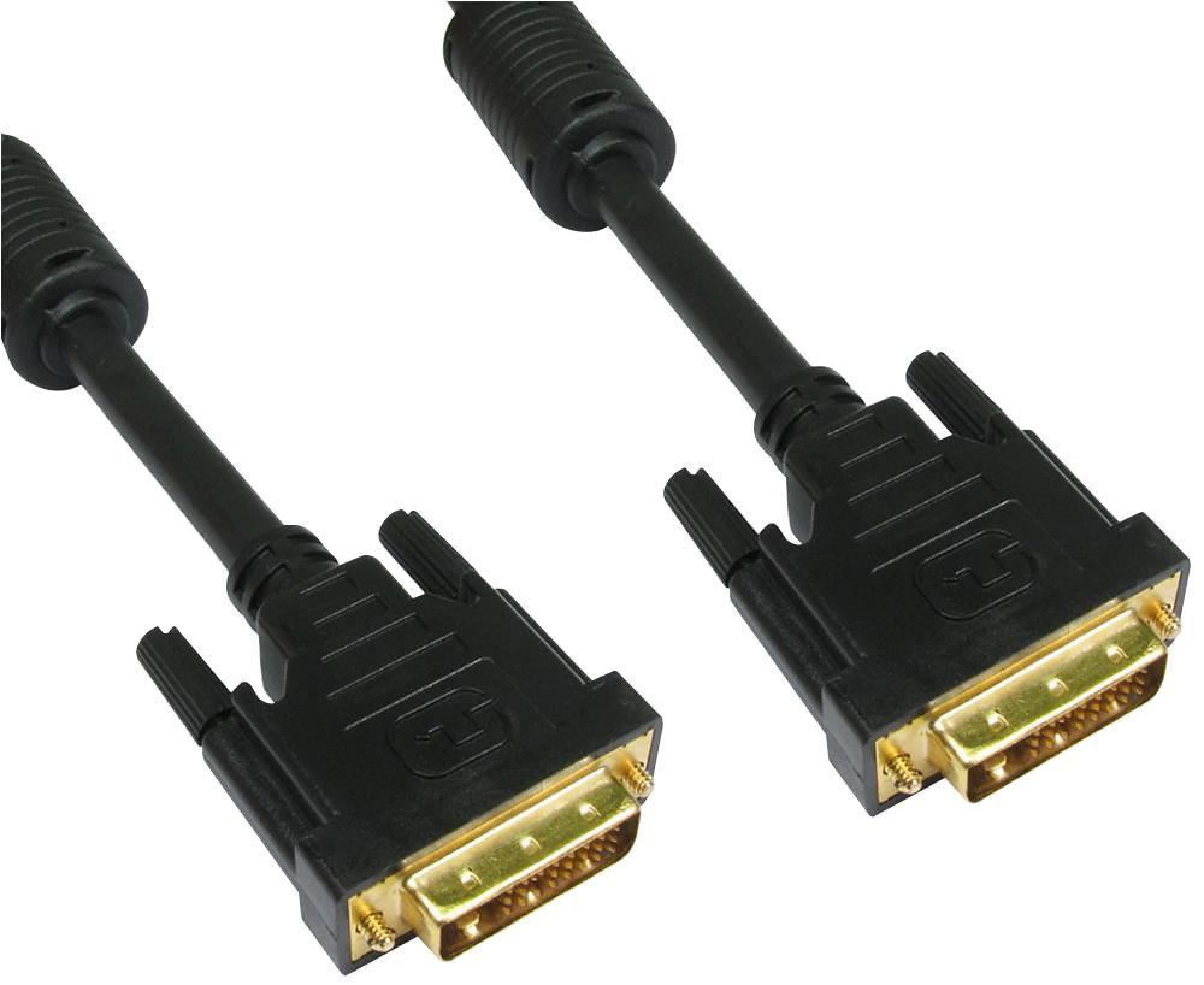 PRO SIGNAL - DVI-D Dual Link Male to Male Lead, 1m Black - Walmart.com