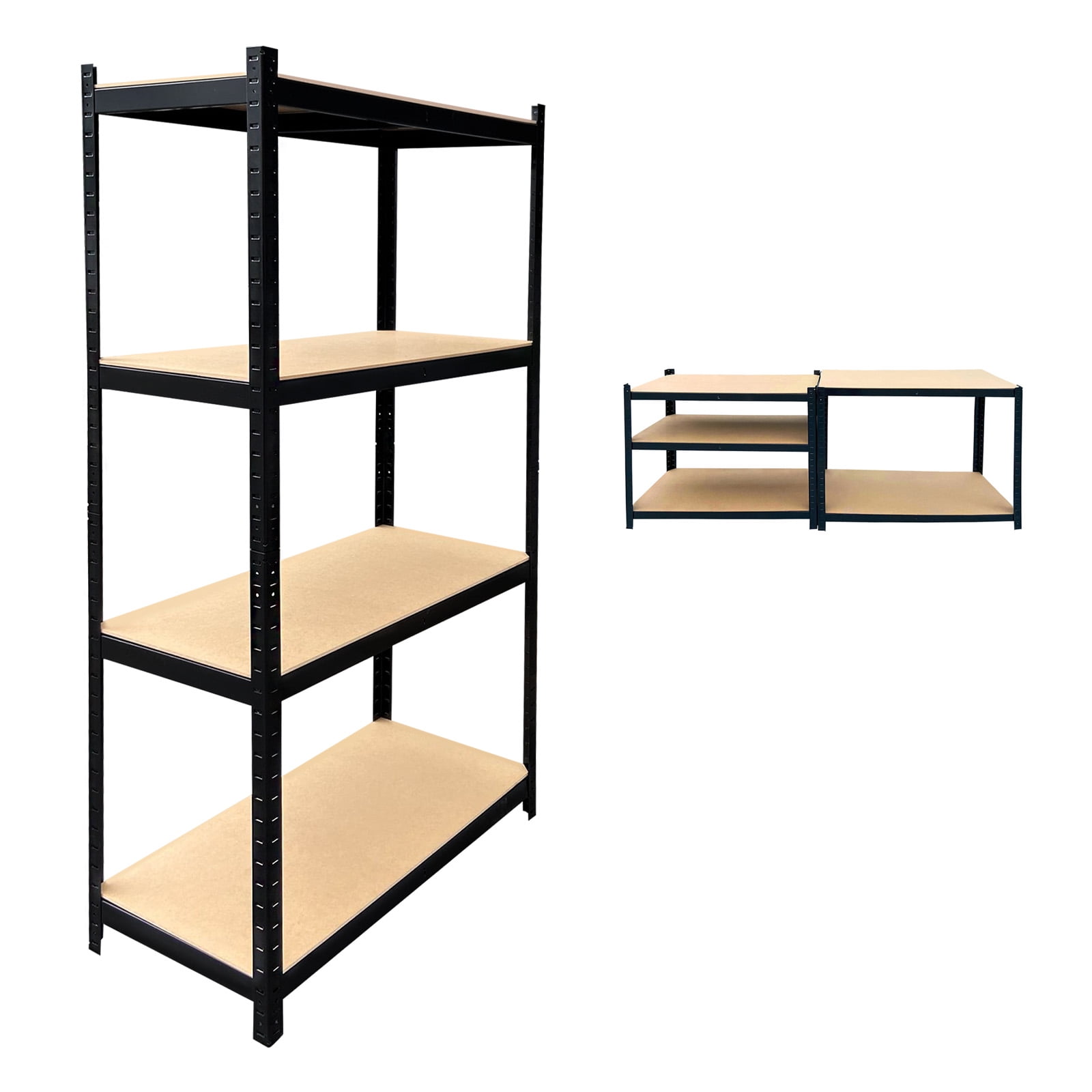 Heavy Duty Garage Shelving Unit 64 Inch 4 Tier Adjustable Height ...