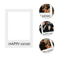 Happy Birthday DIY Paper Picture Frame Cutouts Photo Booth Props for ...