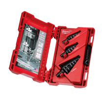 Milwaukee Tool Set, Cobalt Step Drill Bit Kit (3PC), Rapid Strike for ...
