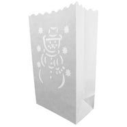 CleverDelights White Luminary Bags - 20 Count - Flame Resistant Paper ...