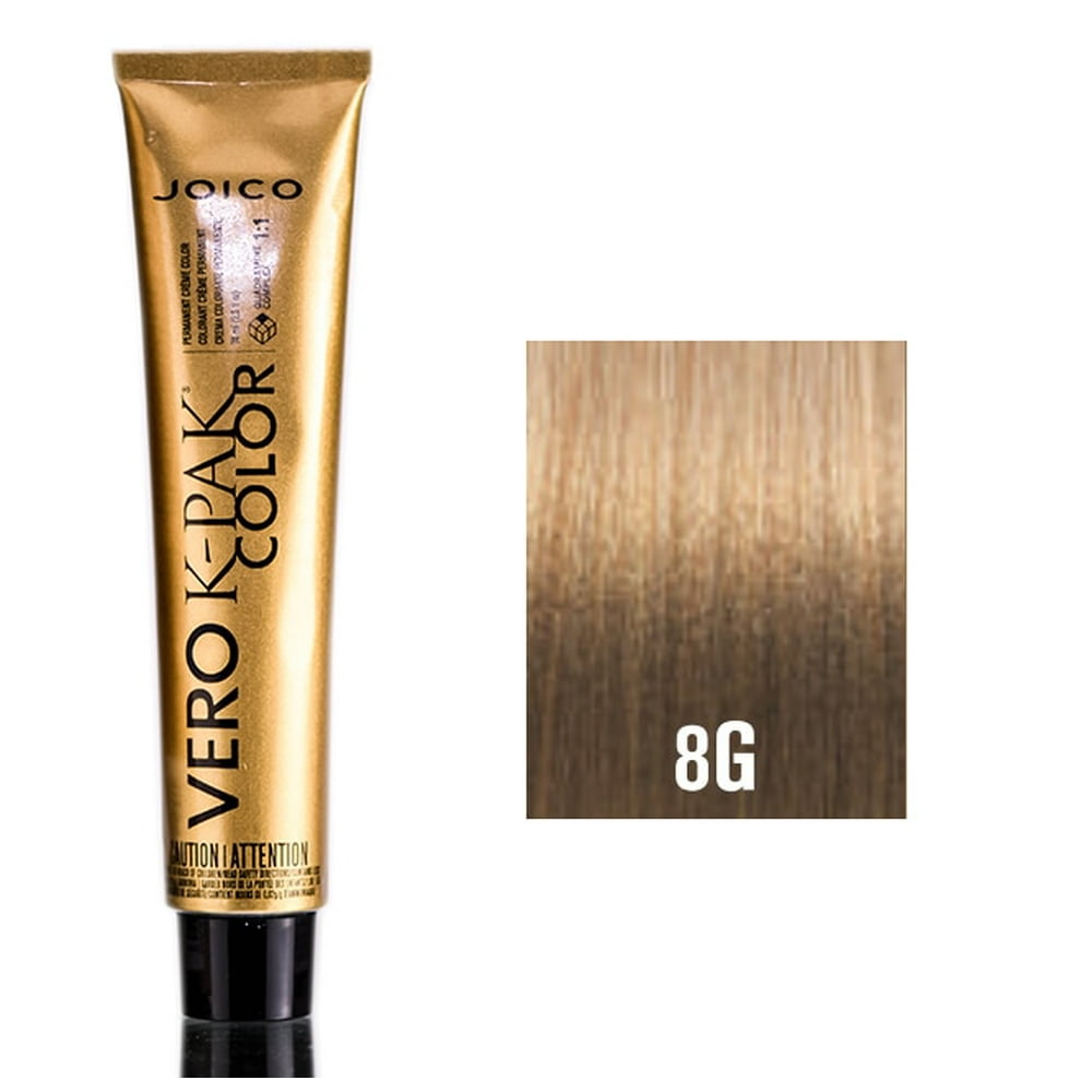 Joico - Joico Vero K-Pak Hair Color 8G Medium Golden Blonde - Walmart ...