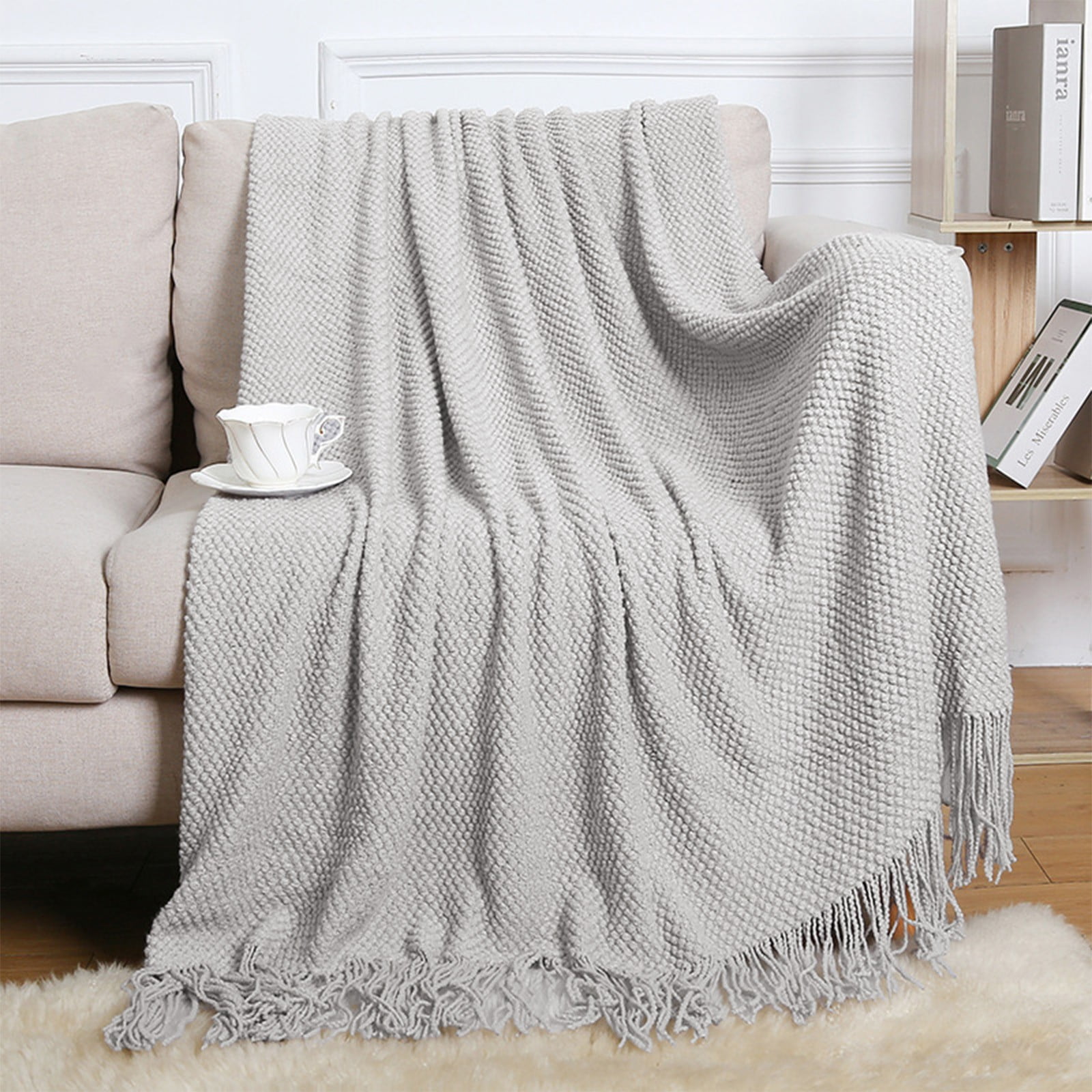 Click here for Jgfvsf Fringe Blanket Style Blanket Air Conditione... prices
