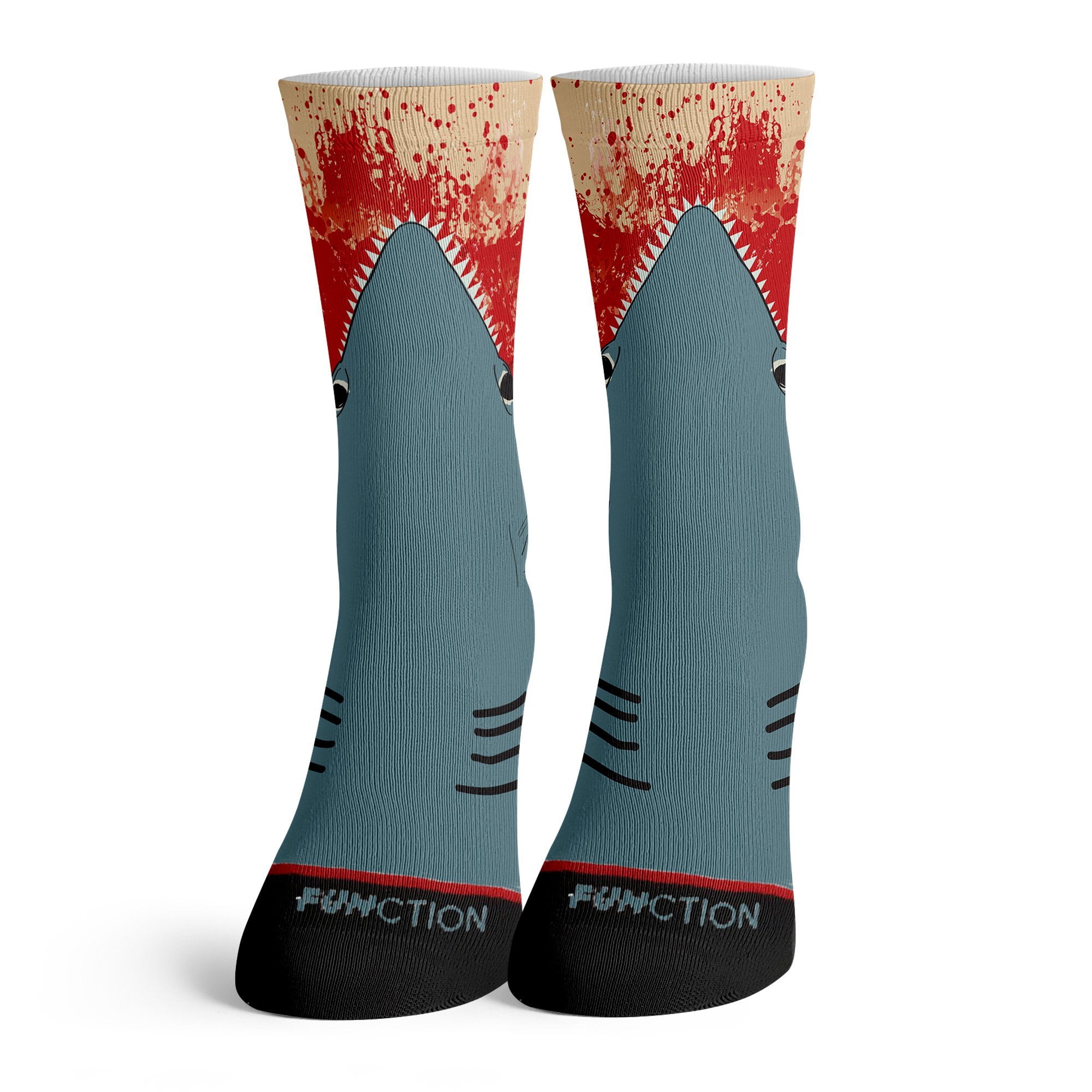 Function - Shark Bite Leg Socks - Walmart.com
