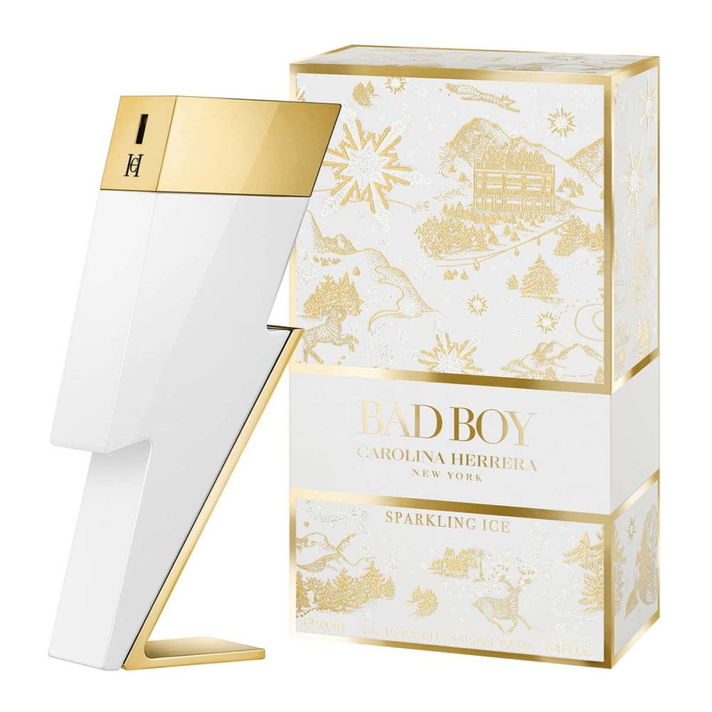 Eau de toilette Carolina Herrera Bad Boy Sparkling Ice 100 ml hombre ...