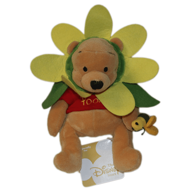 Disney Plush: New Flower Pooh Bear | Stuffed Animal - Walmart.com