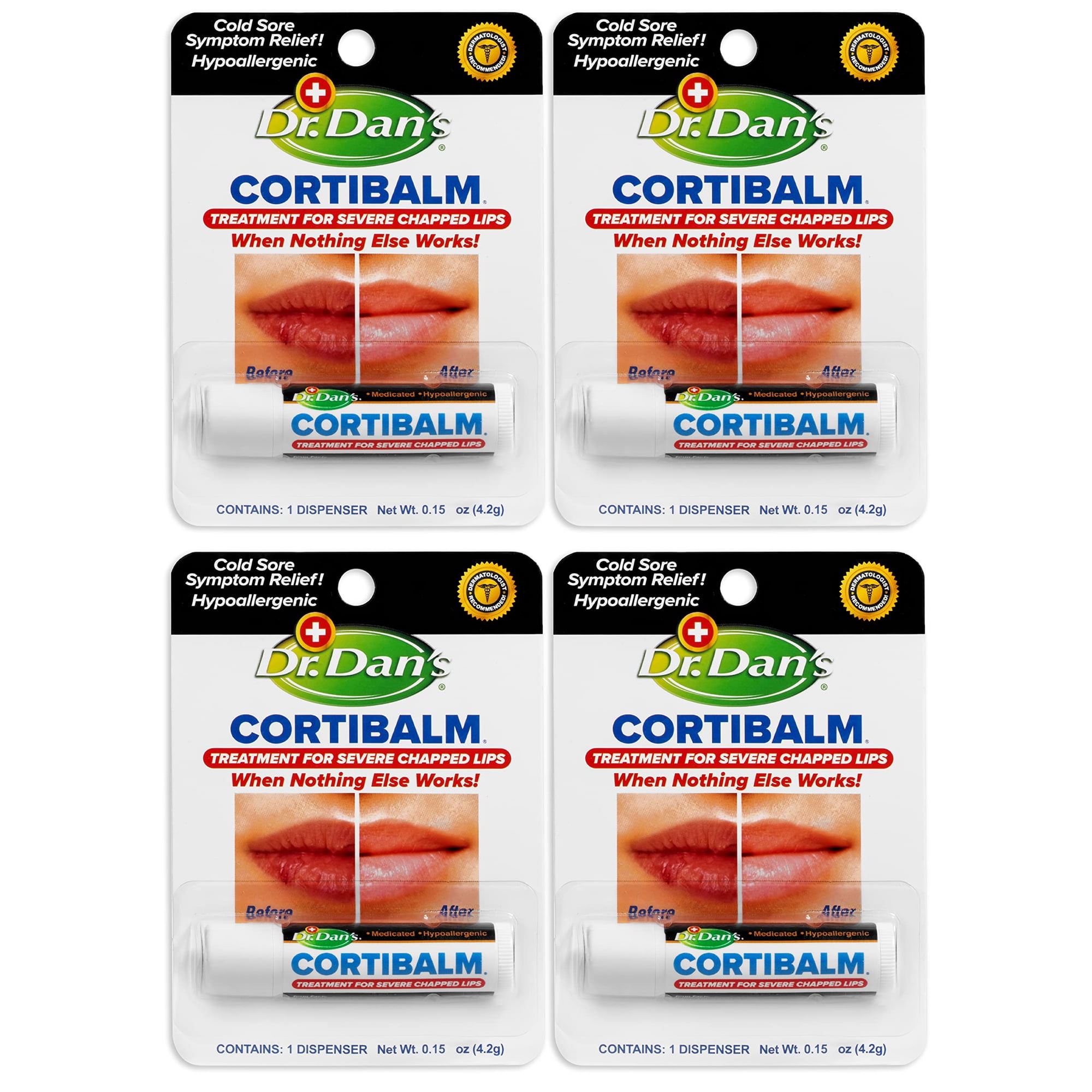 Click here for Dr. Dans Cortibalm- 4 Pack - For Dry Cracked Lips... prices