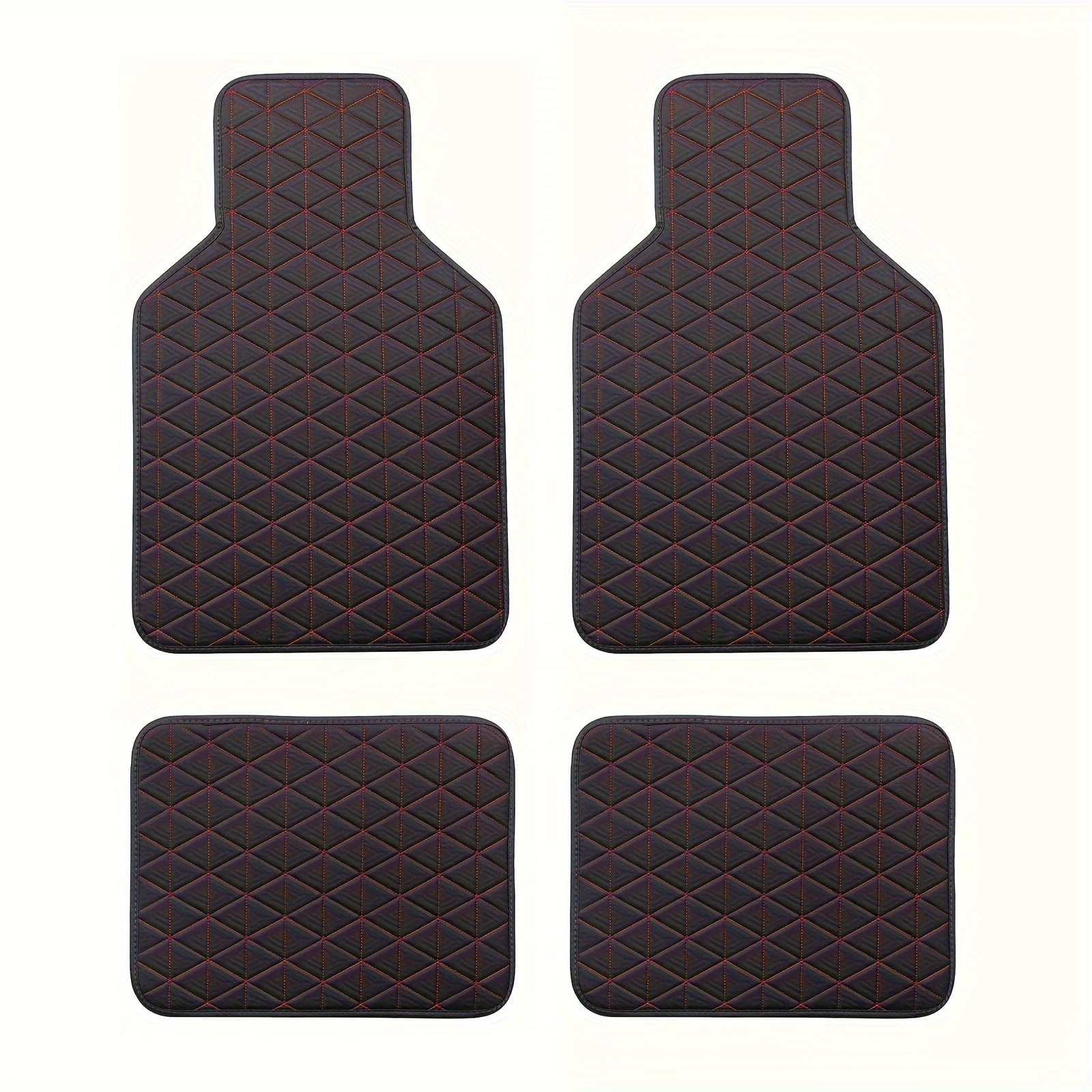 Click here for Grm 4pcs Car Floor Mats Waterproof Pu Leather Univ... prices
