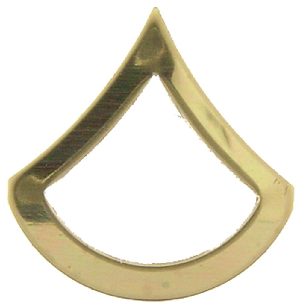 U.S. Army E3 Private First Class Pin Gold Plated 1" - Walmart.com