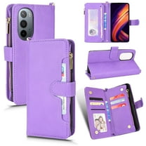 Case for Motorola Edge Plus 2022 Cover Zipper Magnetic Wallet Card ...