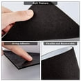 10 Sheet EVA Sheet Foam Paper with Adhesive Back Rectangle Black ...