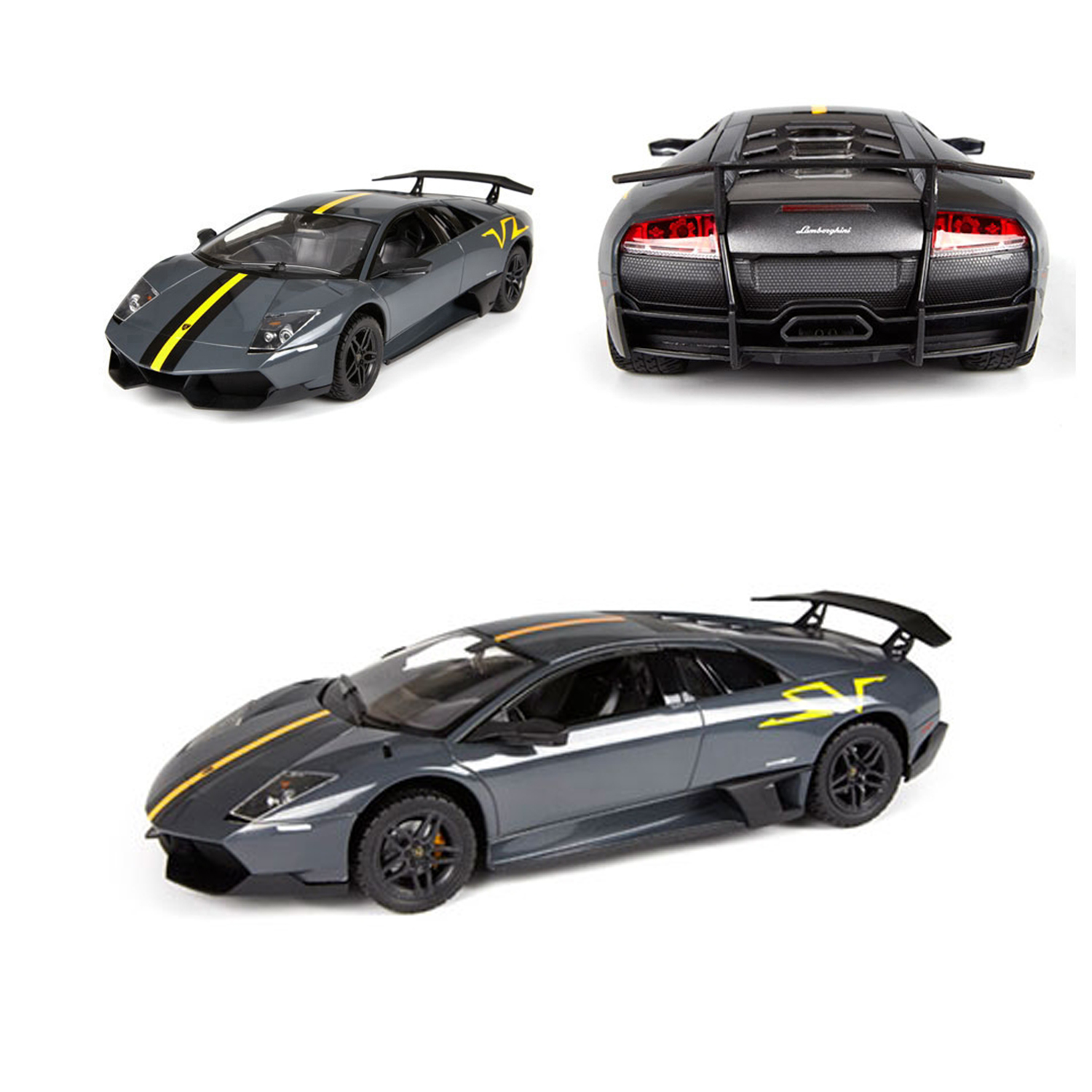 Limited edition grey supercar wireless remote control car 1:14 drift ...