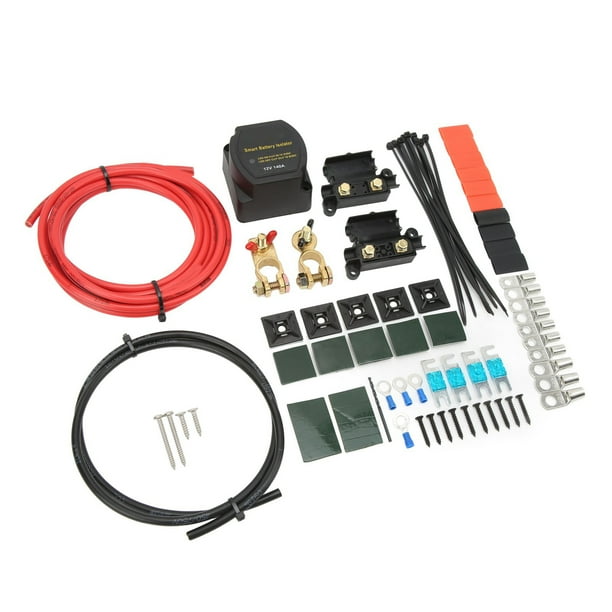 Voltage Split Kit, Line 140 AMP 12V Dual Battery Isolator Kit for SUVs ...