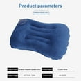 FASLMH Inflatable Lumbar Travel Pillow - Airplane Back Support for ...