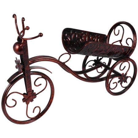 Creative Wine Rack Bike Shape Tricycle Art Single Wine Holder Wrought ...