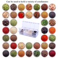 4 Piece Kitchen Spice Box, Transparent Spice Container, Acrylic Spice ...