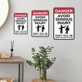 Portrait Round Plus Danger Avoid Serious Injury Don't Tell Me How To Do ...