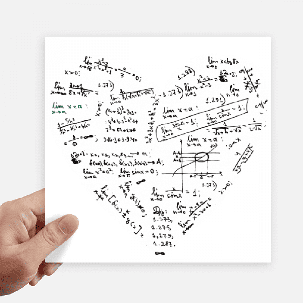 Lits Mathematical Formulas Calculus Painted Sticker Tags Wall Picture ...