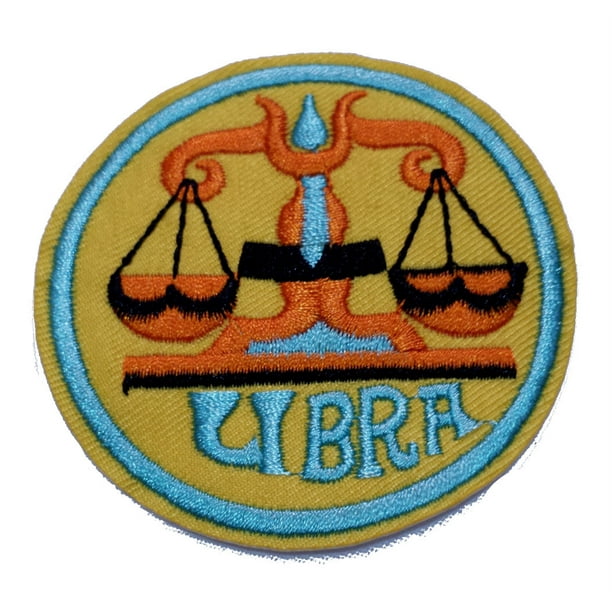 Libra Zodiac Sew/Iron-on Patch/Applique - Walmart.com - Walmart.com