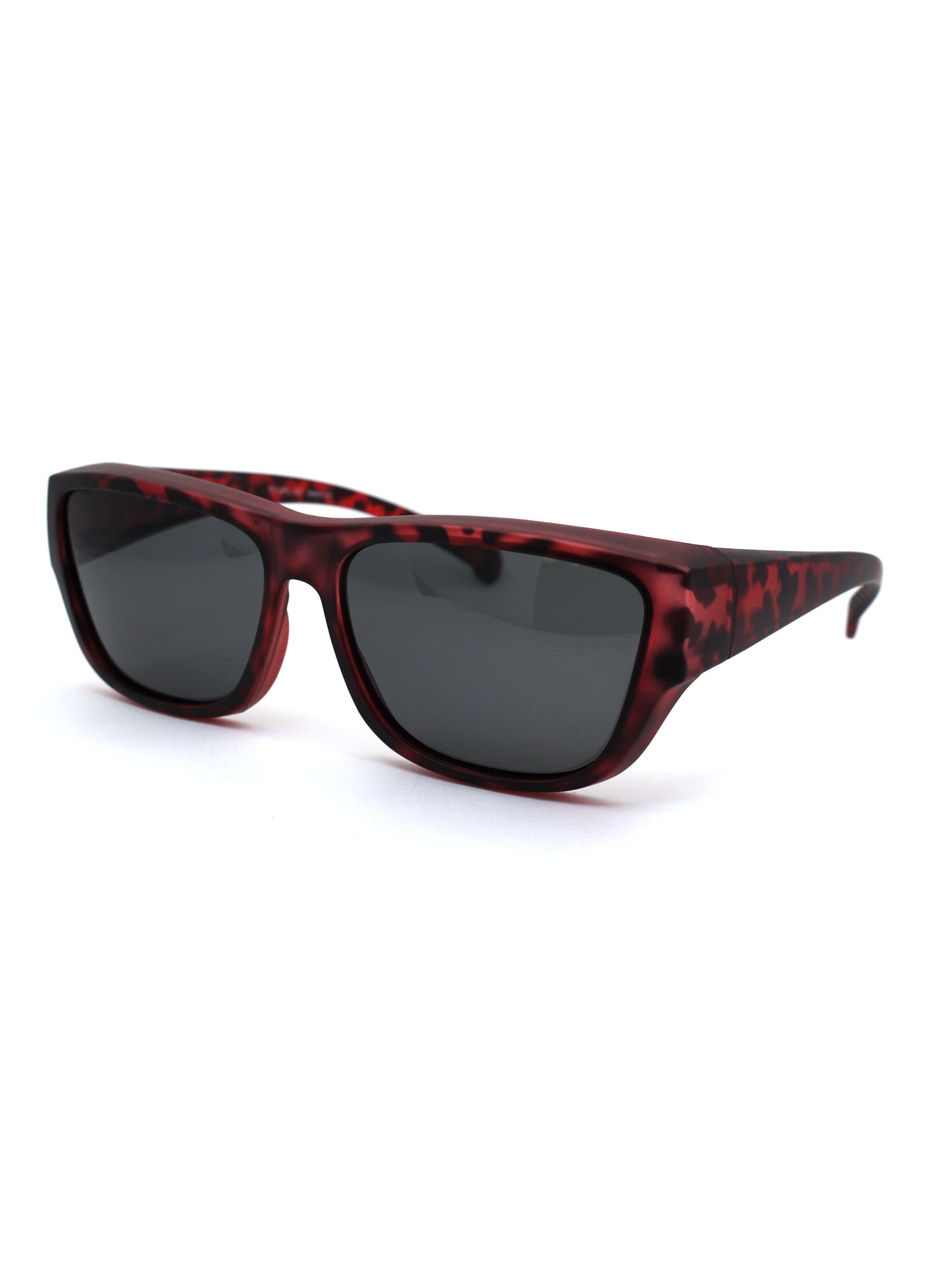 Anti-reflective Polarized Lens Fit Over Rectangular Plastic Sunglasses ...