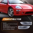 2Pcs Clear Lens Front Bumper Corner Light Parking Light Turn Signal ...